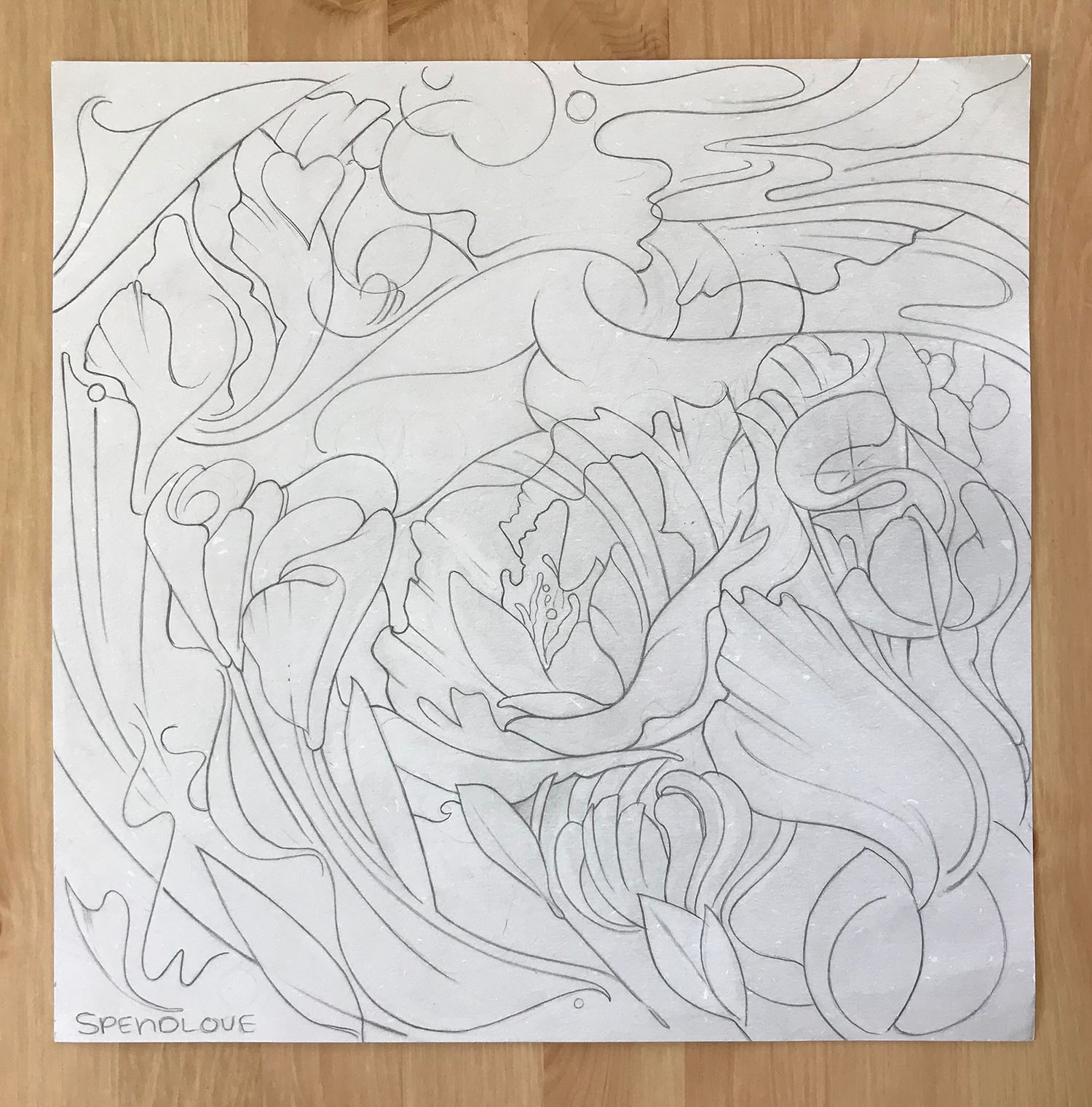 Floral Sketch – Spendlove